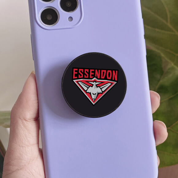 Essendon Bombers AFL Pop Socket Popgrip Cell Phone Stand Airpop – Mooffan