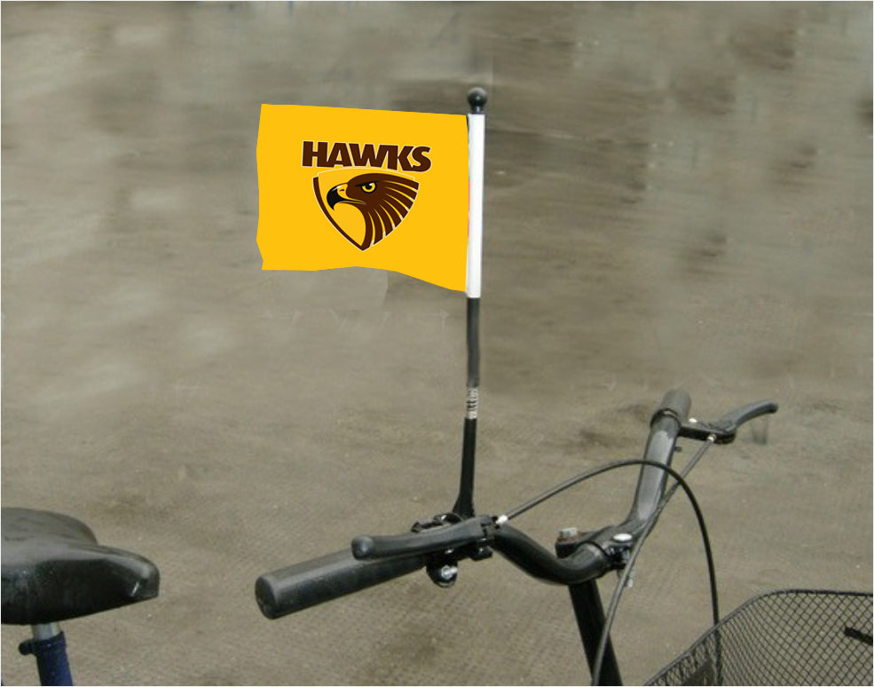 Hawthorn Hawks AFL Bicycle Bike Handle Flag – Mooffan