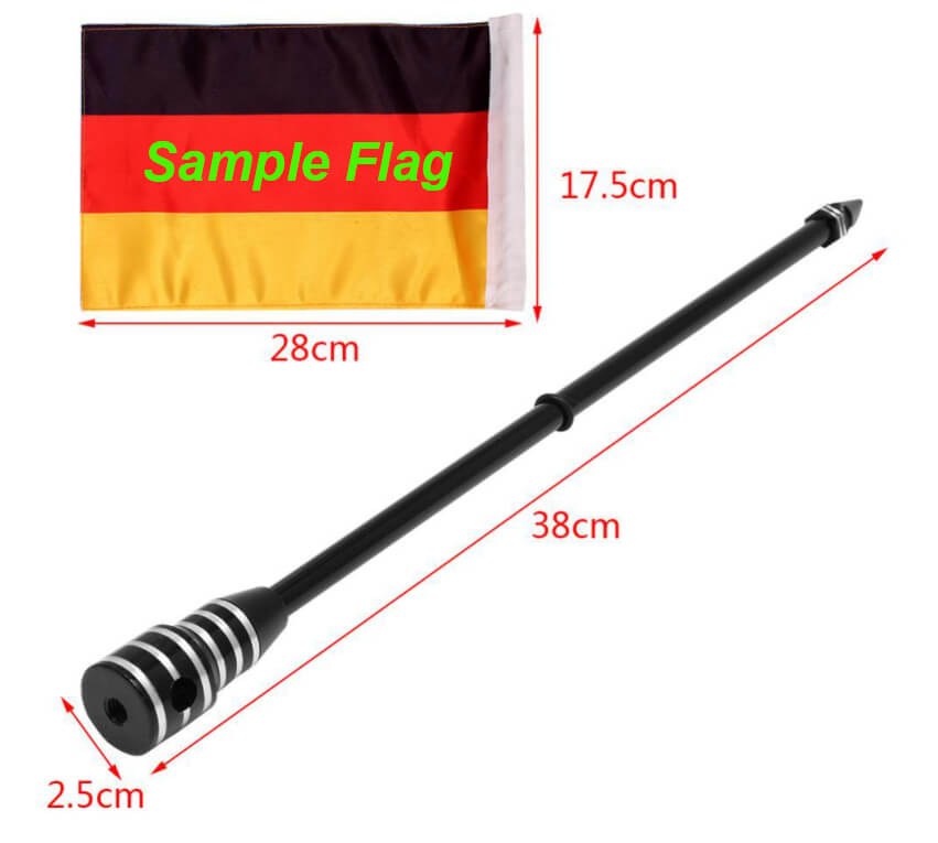 Port Adelaide Power AFL Motocycle Rack Pole Flag – Mooffan