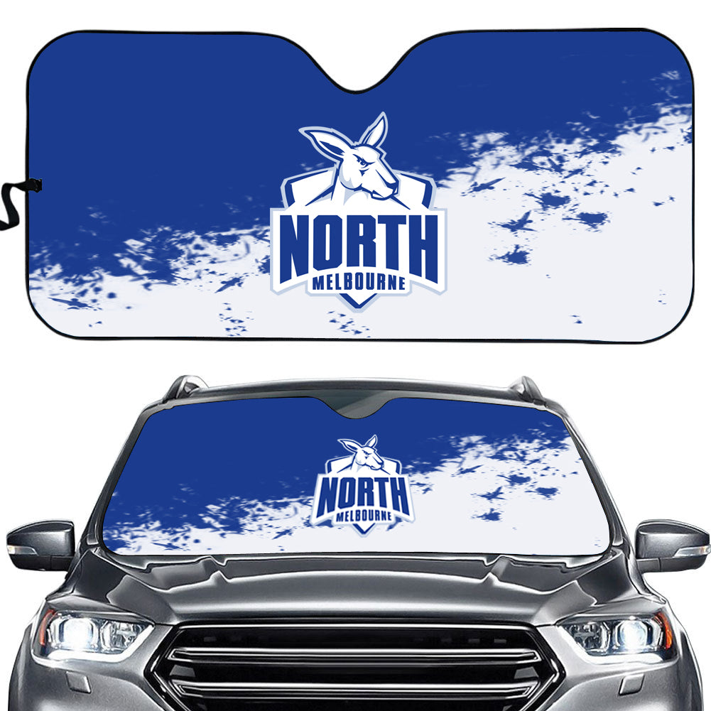 North_Melbourne Kangaroos AFL Car Sun Shade Windshield – Mooffan